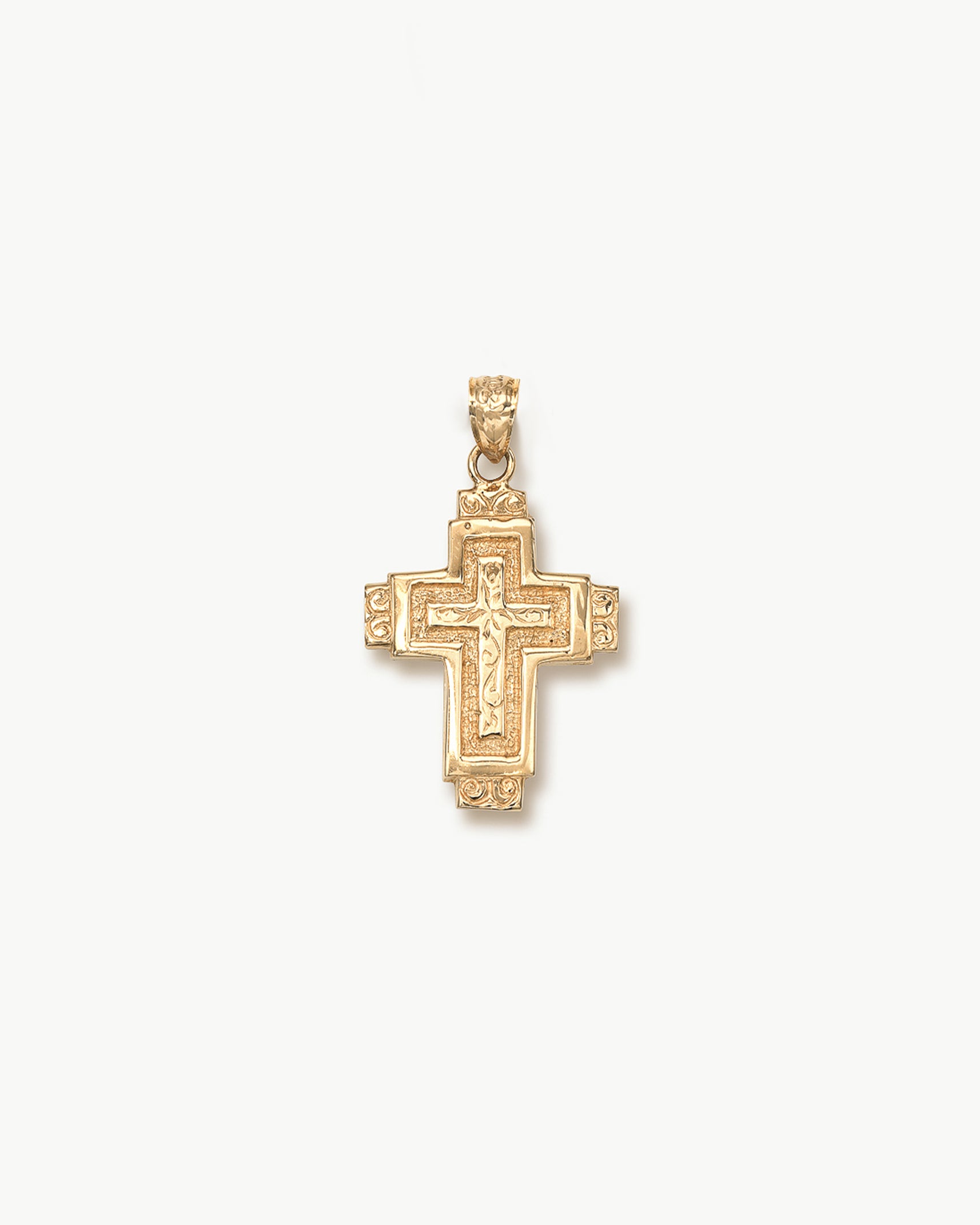 THE GEO CROSS PENDANT – ÖUGIE