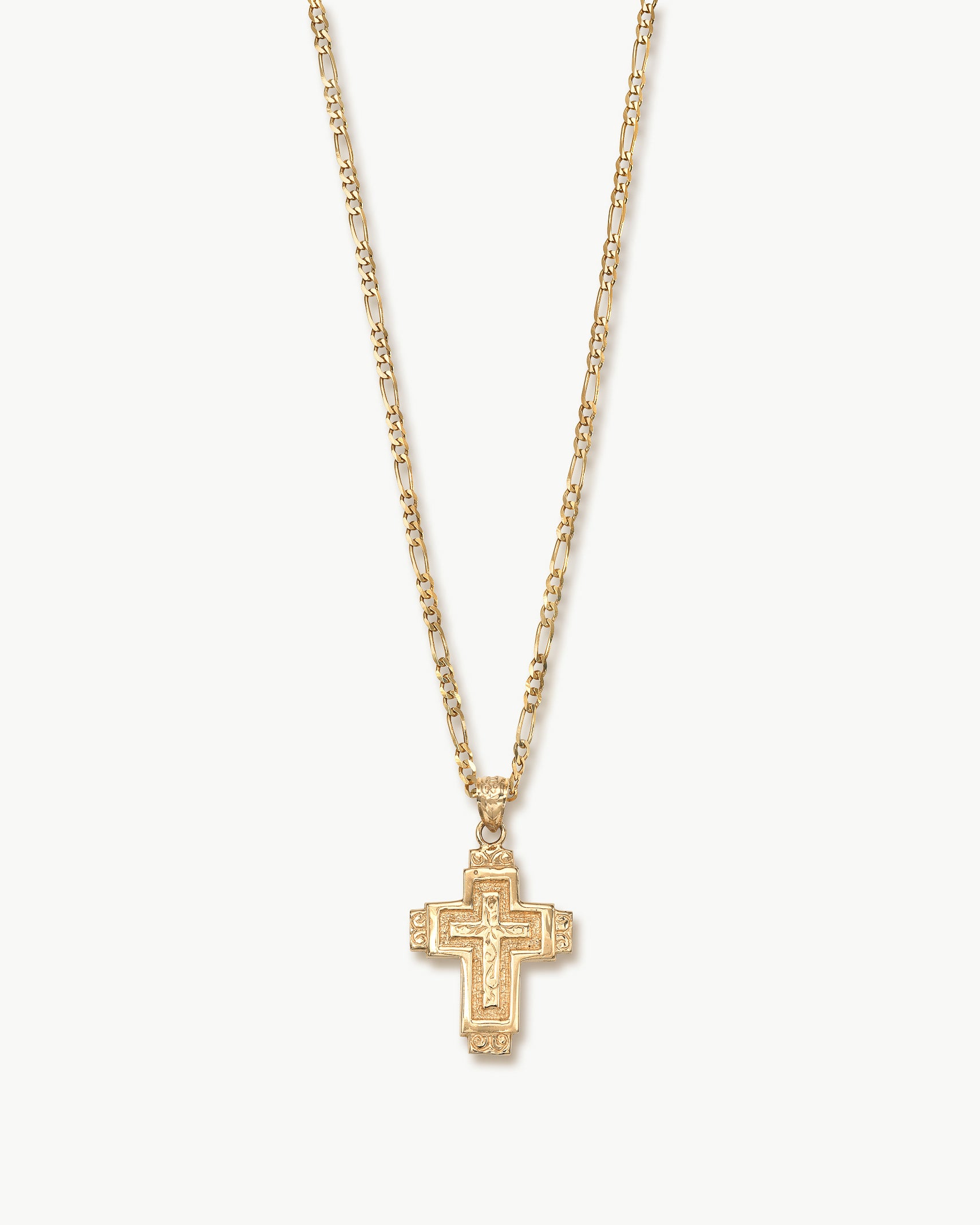 The Geo Cross Necklace – ÖUGIE